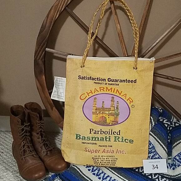 Handmade | Bags | Upcycled Chaminar Rice Bag | Poshmark